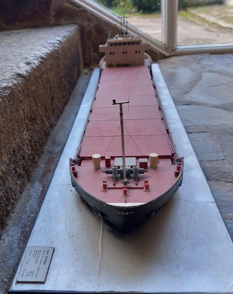 bulk carrier model ( cargo vessel ) ship architects model rare.. 1:100 ...