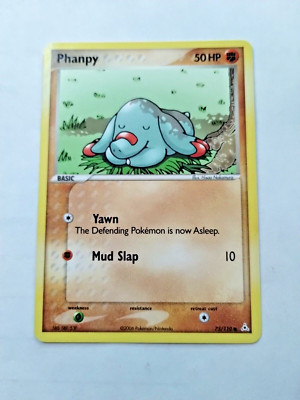 Pokémon TCG Phanpy EX Holon Phantoms 75 Regular Common - Uncirculated ...