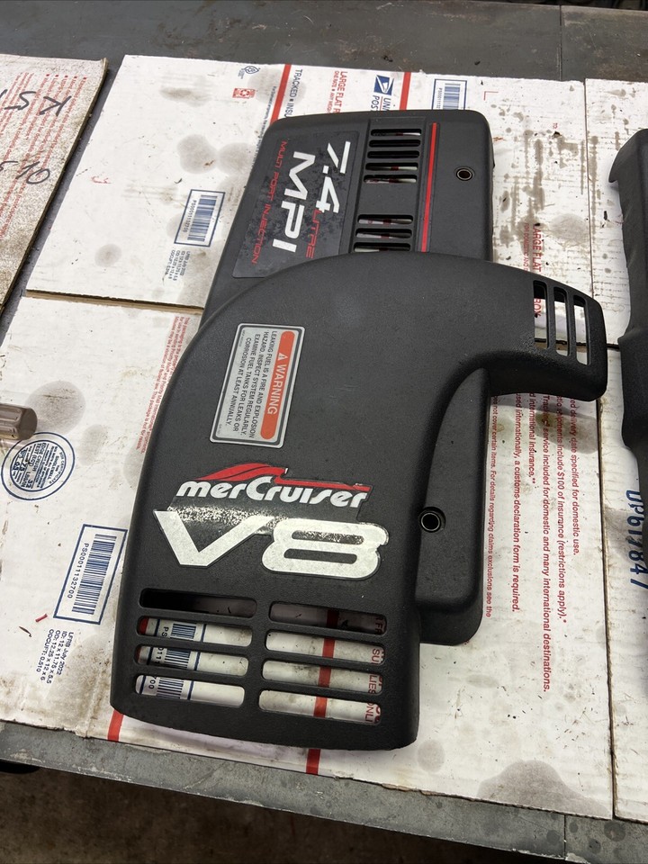 Mercruiser 454 mpi engine plastic covers | eBay