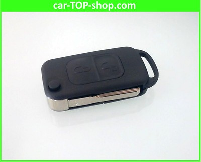 Klapp-Schlüssel Gehäuse Reparatur Mercedes 2-Tasten IR key clé W138 202 ...