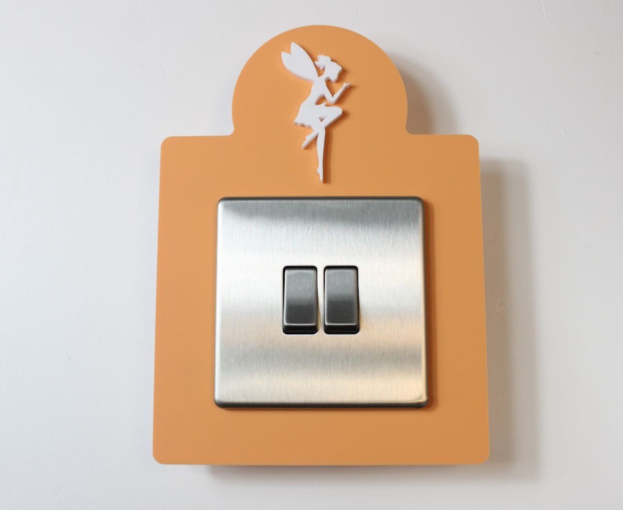 Tinkerbell Style Fairy Light Switch Surround Long Lasting 3D Solid ...