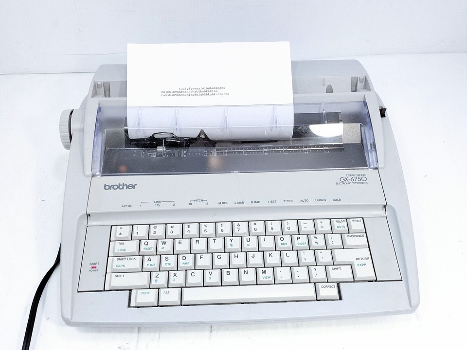 Brother GX-6750 Correctronic Typewriter 12502523567| eBay