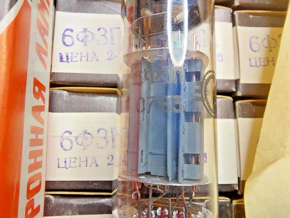 4pcs 6F3P / 6Ф3П / 6BM8 / ECL82 Same Date SVETLANA tubes NEW NOS | eBay