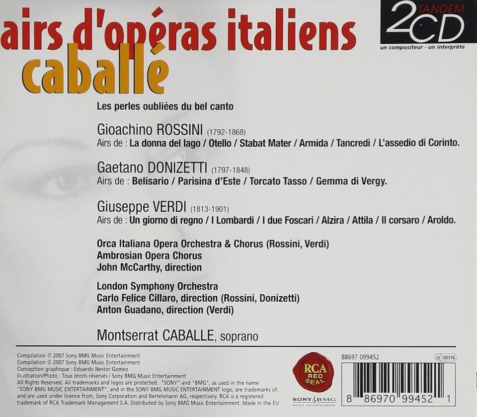 Caballe, Montserrat Airs D'opera Italien - Caballe (CD) (UK IMPORT) | eBay