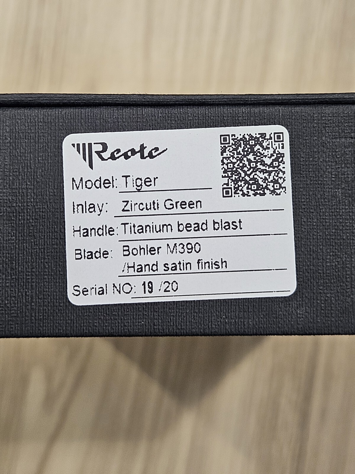 Reate Tiger Green Zircuti Crane's Exclusive #19/20 | eBay