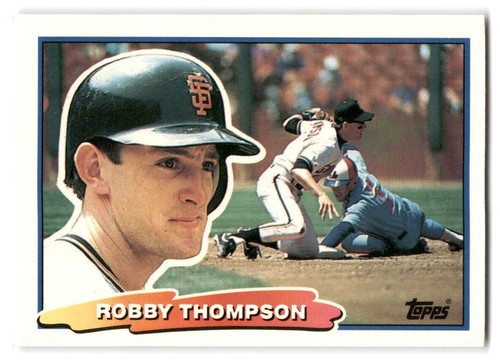 Robby Thompson 1988 Topps Big #83 San Francisco Giants BASEBALL | eBay