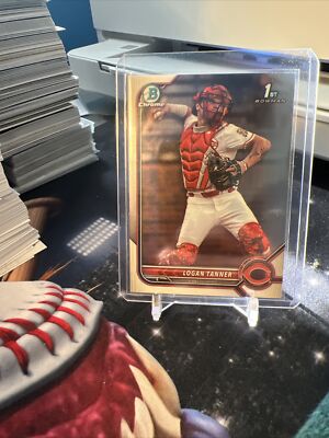 2022 Bowman Draft Chrome Base #BDC-55 Logan Tanner - Cincinnati Reds | eBay