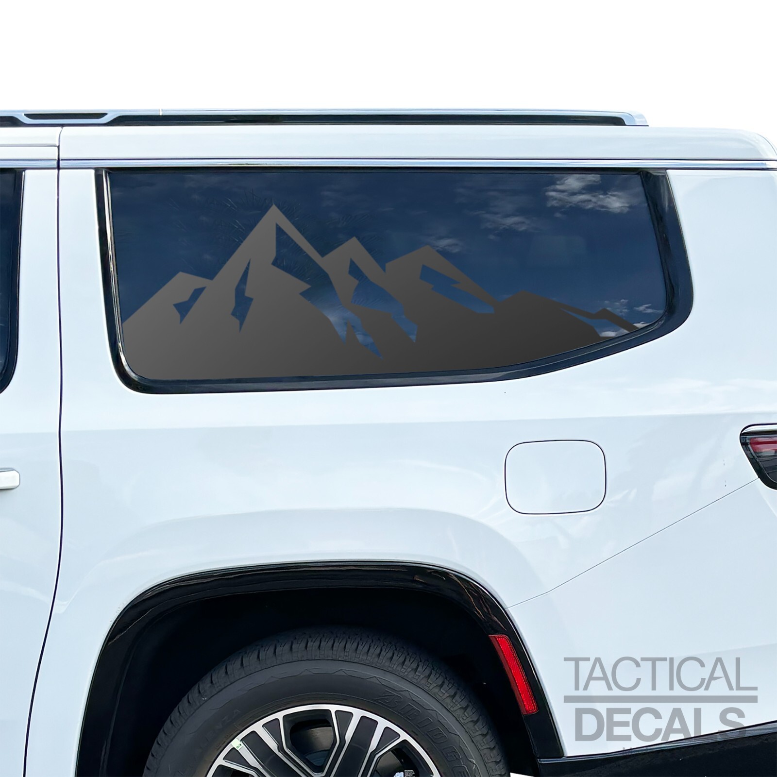 Mountain Scene Decals - Fits 2022-2024 Jeep Grand Wagoneer L 3rd ...