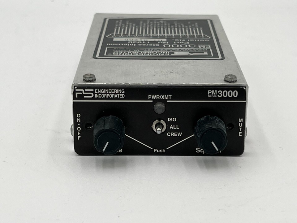 PM 3000 Stereo Intercom Used S/N: DJ-01266 | eBay
