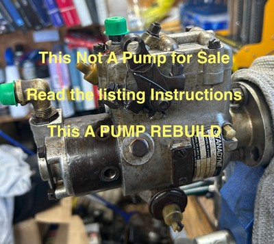 JOHN DEERE 450B Stanadyne Injection Pump Rebuild Service YOU SHIP US ...