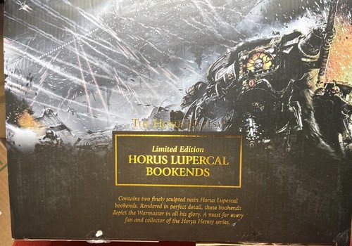 Warhammer 30K Horus Heresy Lupercal Bookends 40K Black Library Limited ...