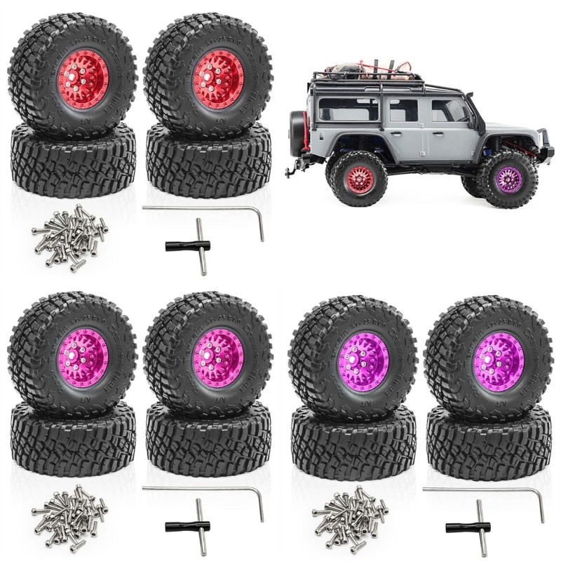 A Set of Remote Control Crawlers Car Wheel Tires Detachable Fine Car ...