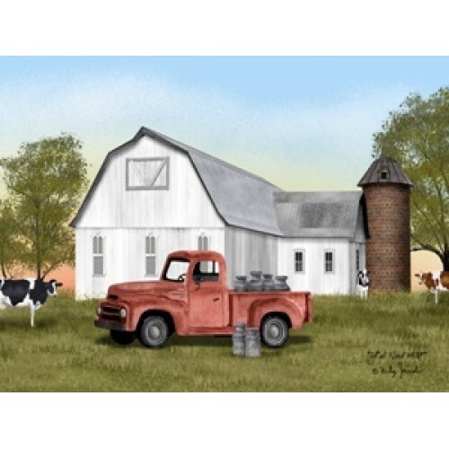 Billy Jacobs Y'ALL NEED MILK 12"x16" Canvas Print - Dairy Cows-Milk ...