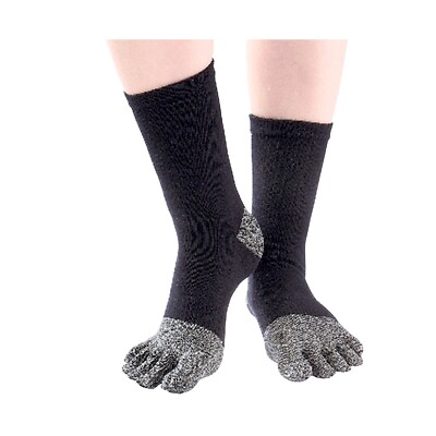 Toe Socks with Anti Bacterial Silver Fibre Seam Free Diabetic No Odour ...