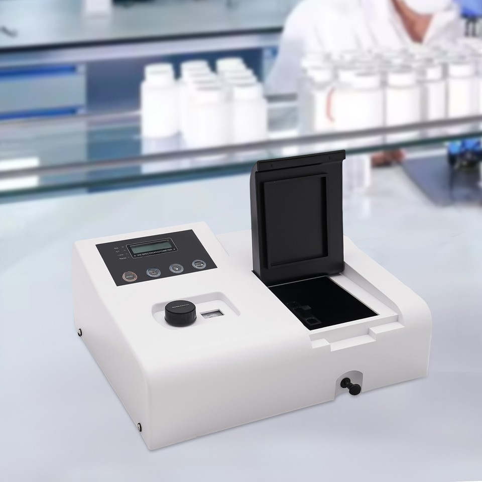 350-1020nm Digital Visible Spectrophotometer Laboratory Spectrometer ...