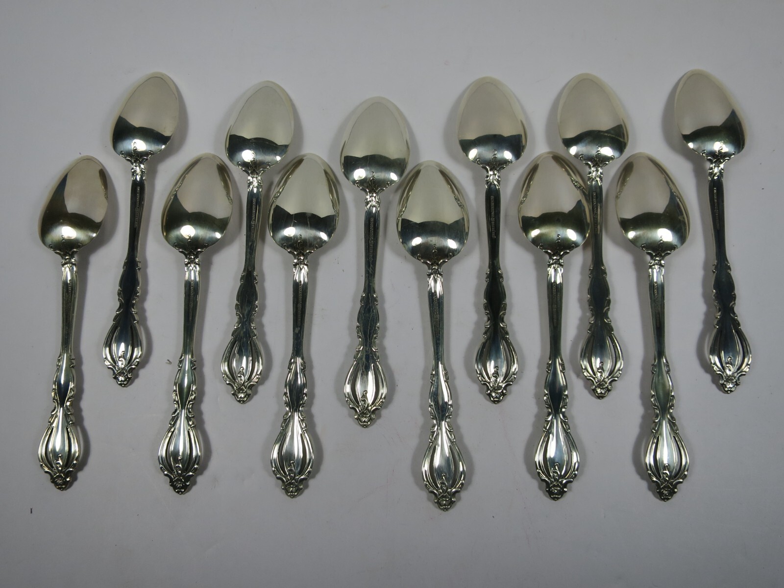 International Sterling Silver Grande Regency 12 Service Flatware Set 78 ...