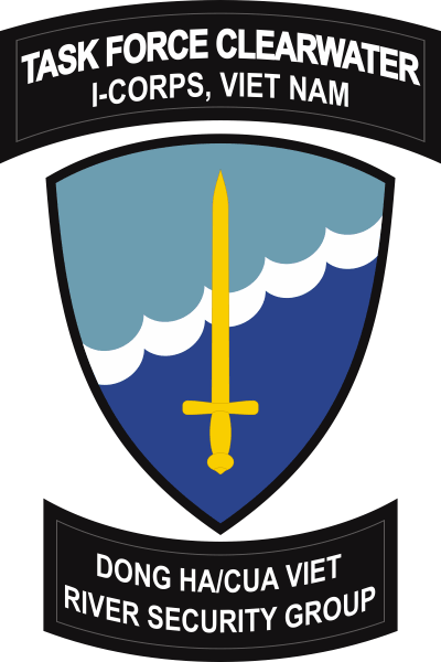 12" NAVY RIVER PATROL TASK FORCE CLEARWATER VIETNAM DECAL STICKER DONG ...