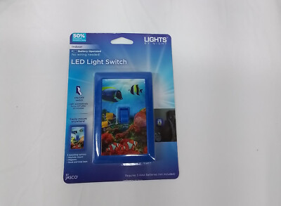 JASCO Light By Night Tropical Fish Battery Operated LED Night Light ...