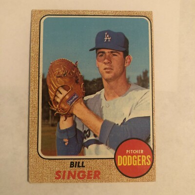 1968 Topps #249 Bill Singer NM-MT Dodgers! | eBay