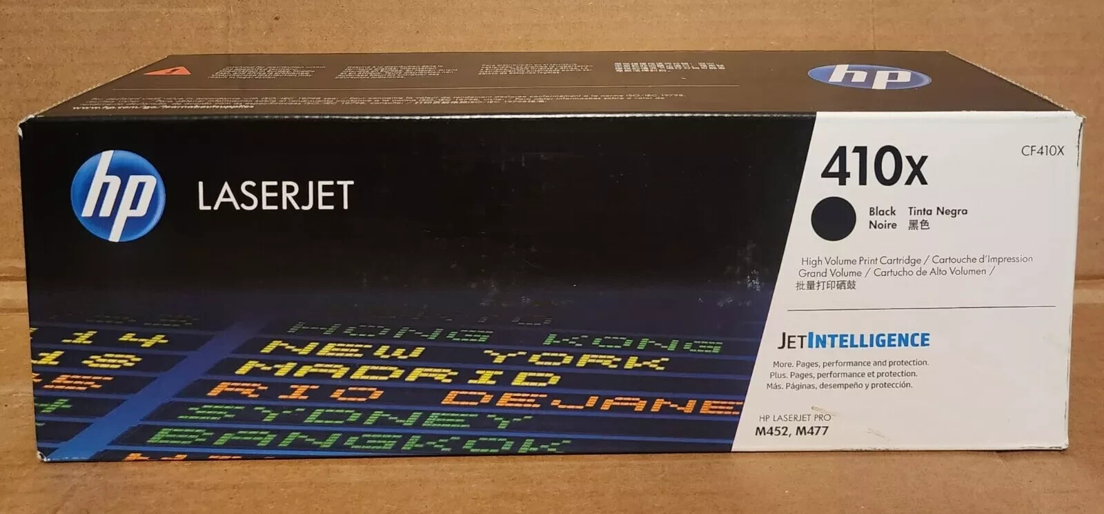 HP 410X CF410X Genuine Black Toner Cartridge Brand New Sealed Free ...