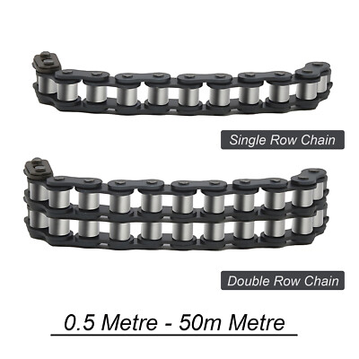 04C - 20A Simplex/Double Row Roller Drive Industrial Chain 0.5M 1M 1 ...