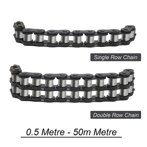 04C - 20A Simplex/Double Row Roller Drive Industrial Chain 0.5M 1M 1 ...