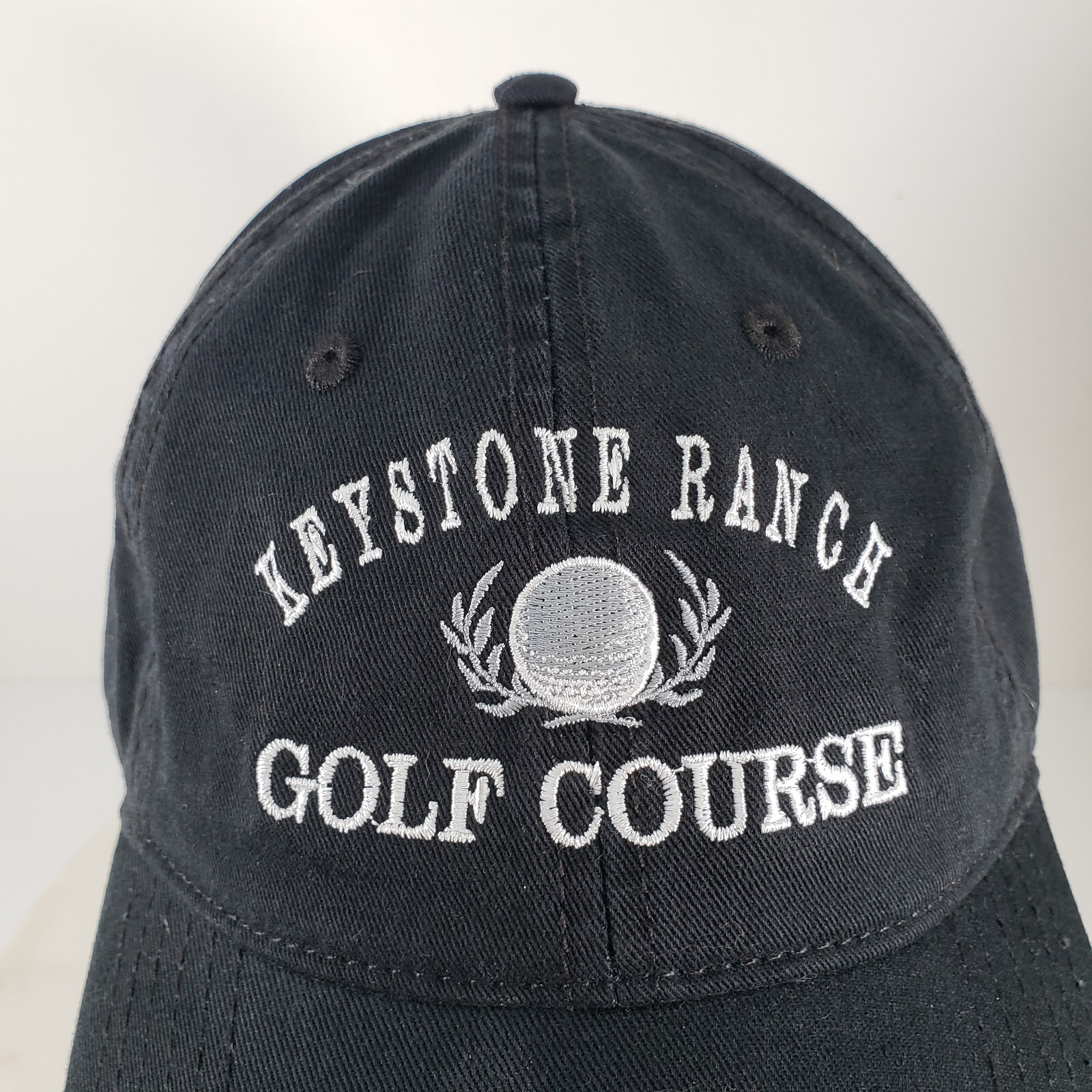 Keystone Ranch Hat Golf Course Cap Black Embroidered … - Gem