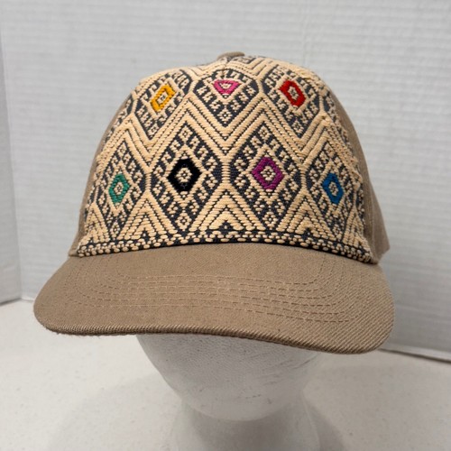 Woven Diamond Pattern Hat Colorful Accents Baseball Cap | eBay