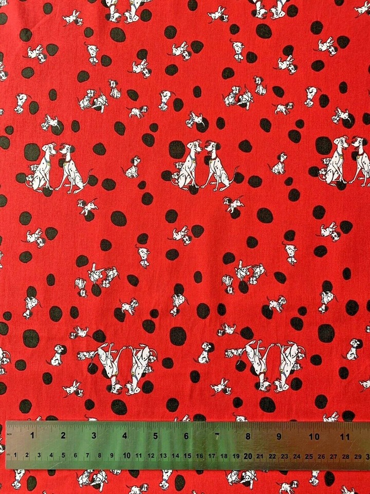 OFFCUT DISNEY 101 DALMATIANS DOG PERDITA PONGO CHARACTER FABRIC | eBay