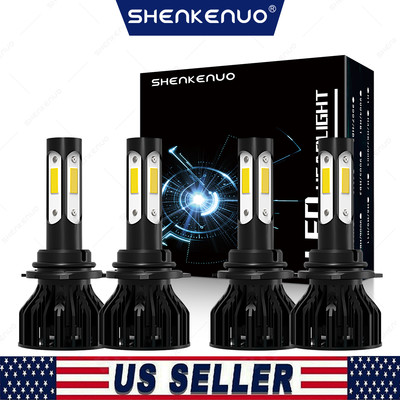 For Nissan 300ZX 1990-1996 -4X 6000K Front LED Headlight Bulbs High ...