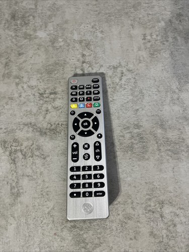 General Electric Original (33709 CL5 7252) Remote Control - Silver ...