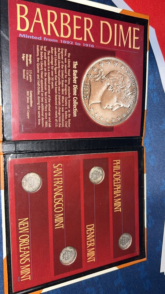 Barber Dime Collection Book | eBay