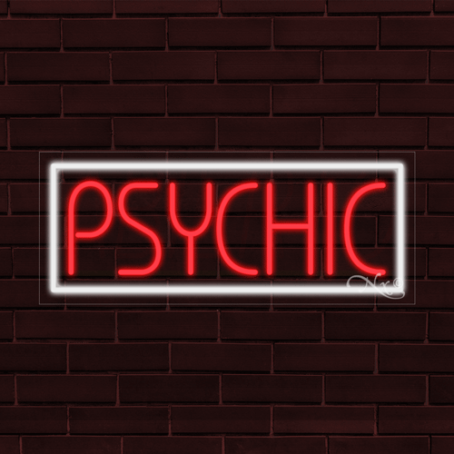 BRAND NEW "PSYCHIC" w/BORDER 30x12X1 INCH LED FLEX WINDOW/WALL INDOOR ...