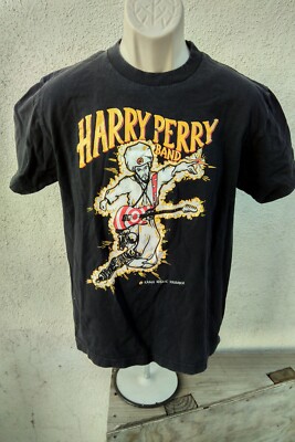 Harry Perry Band - T-Shirt - Black - Medium | eBay