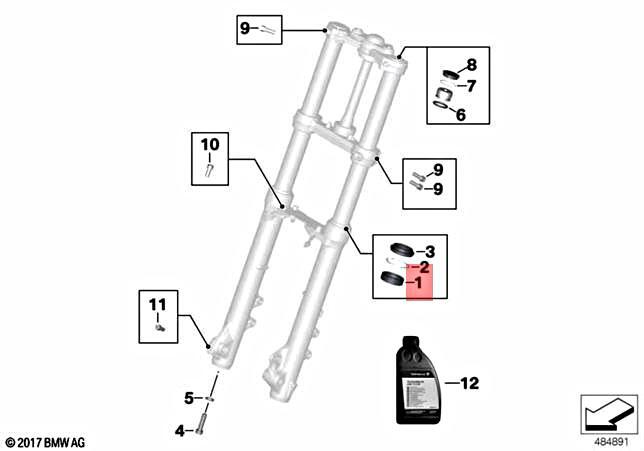 Gasket Ring BMW G650gs 31427666225 Original for sale online | eBay