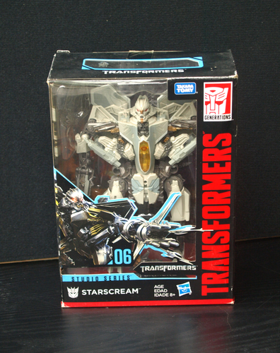 Hasbro Transformers Studio Series #06 Starscream Voyager - Box open ...