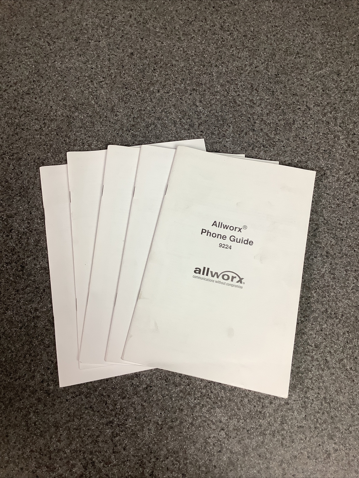 (5) Allworx Phone Guide 9224 Information & Instructions M47B | eBay