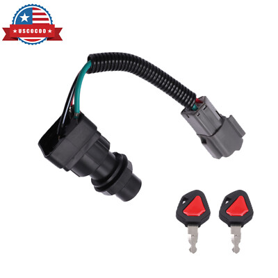 Ignition Switch for Kubota KX018-4 KX033-4 KX040-4 KX057-4 KX080-3T ...