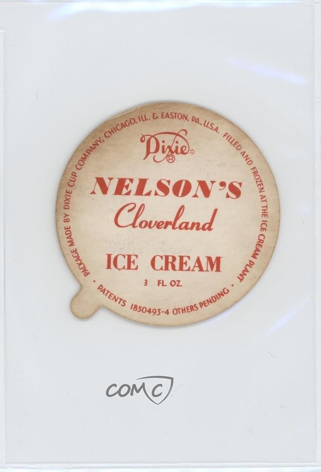 1952 Dixie Lids Nelson's Cloverland Ice Cream Allan Rocky Lane Allan ...