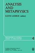 Analysis And Metaphysics von Keith Lehrer (1975, Gebundene Ausgabe ...