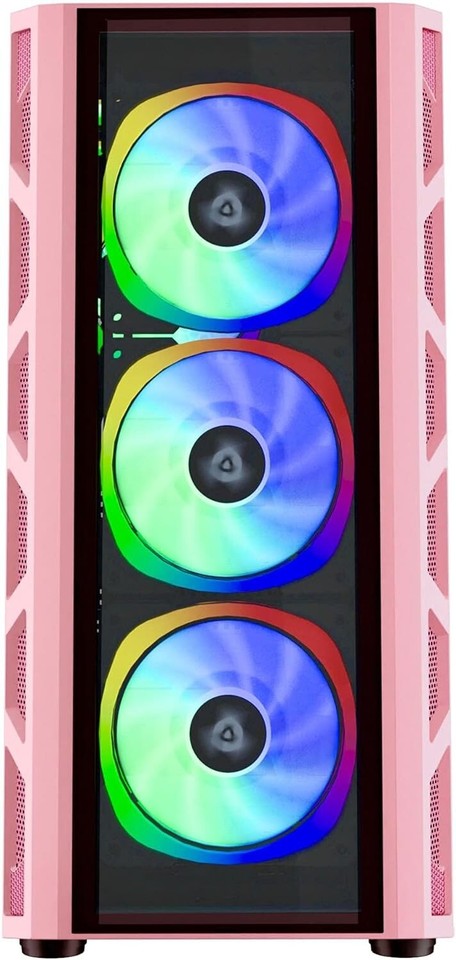 Gaming Computer New Desktop PC Tower 1TB SSD Storage 32GB RGB Pink ...