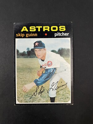 1971 Topps Baseball Card #741 Skip Guinn Houston Astros Number 741 | eBay