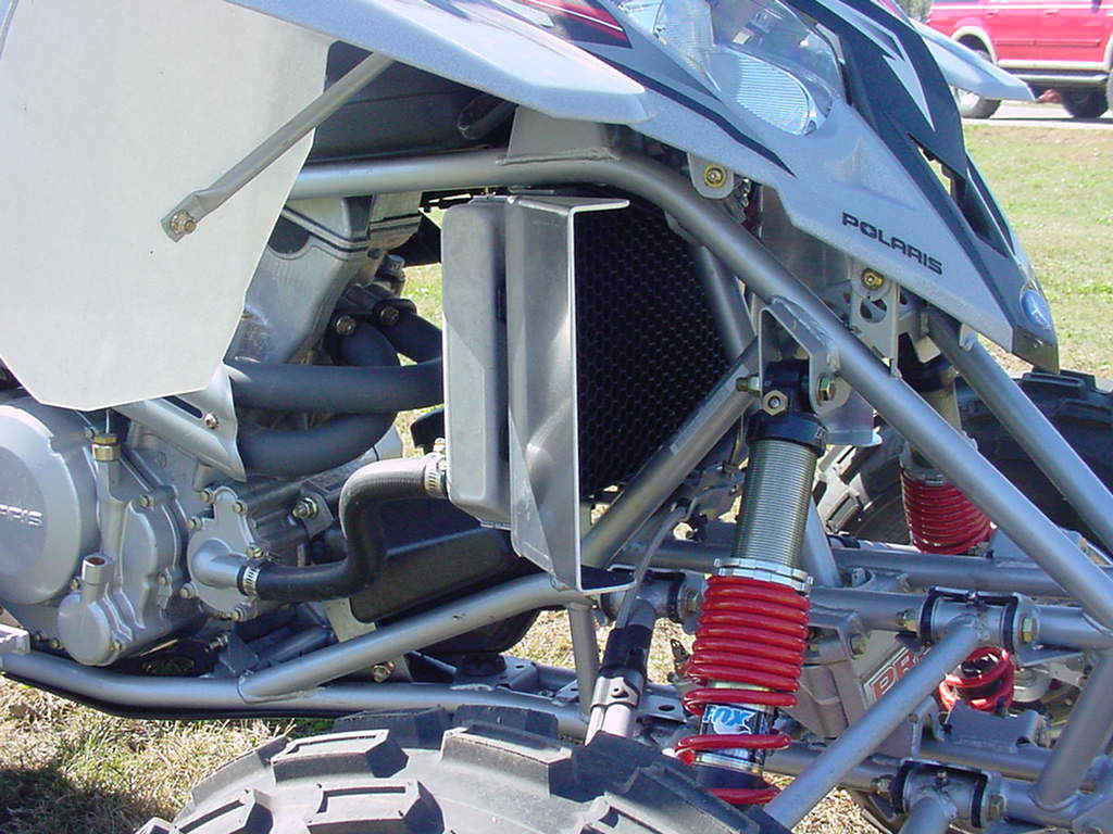 Polaris Predator 500 HEPATV aluminum radiator air scoops - new | eBay