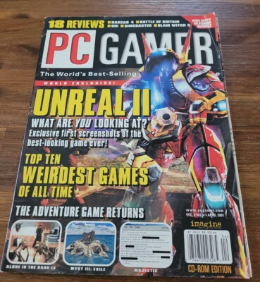 PC Gamer Magazine April 2001 Vol. 8 No. 4 Unreal 2 | eBay