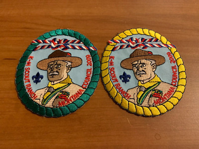 BSA, 2009 K-M Scout Ranch Set of Two (2) Patches, Montana Council | eBay