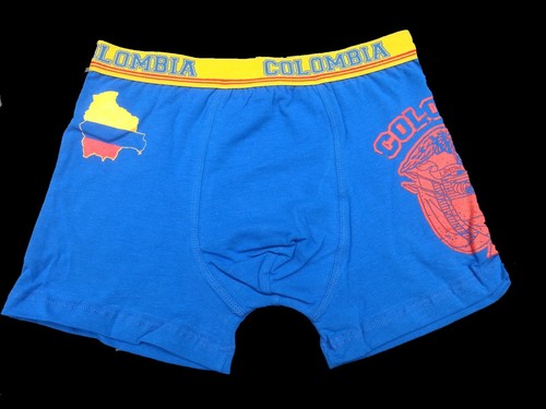 New Sexy Men's Colombia Underwear Boxers Country Flag World Cup Soccer ...