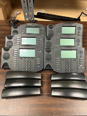 Polycom soundPoint IP 500 and 600 (lot of 6 phones) | eBay