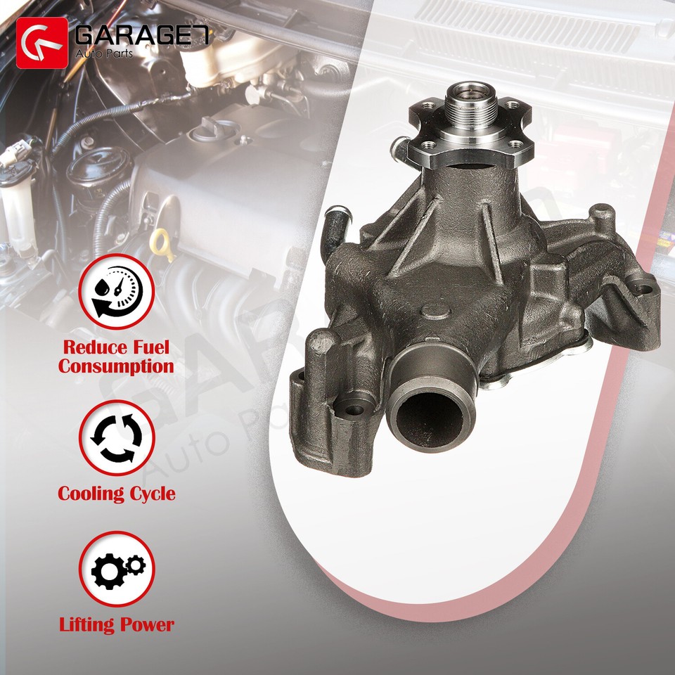 Water Pump AW5077 for 1996-10 Chevrolet GMC Suburban Silverado 4.3L 5 ...