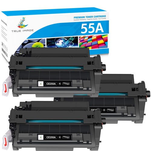 3 PK 55A CE255A Toner Cartridge Compatible For HP LaserJet P3015d 3015n ...