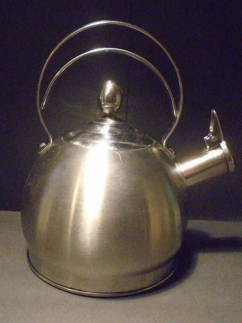 Meilleur Stainless Steel Tea Kettle 7 Cups Whistle Cap | eBay